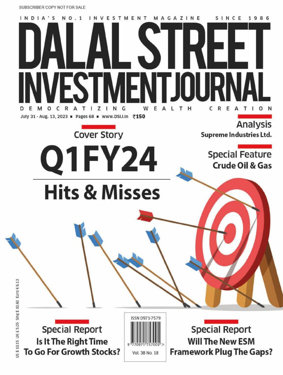 Get digital access to Dalal Street Investment Journal - July 31, 2023 issue | Magzter.com